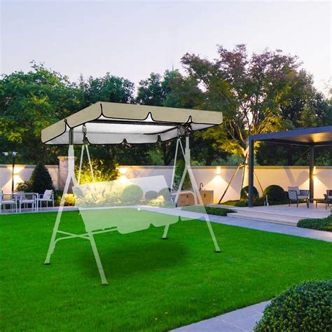 Clearance！replacement Canopy Only 56x47 Outdoor Swing Canopy