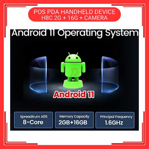 H8c Android 11 2g Plus 16g Camera Mobile Handheld Pos Pda Terminal Receipt Printer Suuden