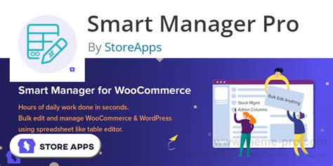 Smart Manager Pro For Woocommerce And Wordpress Themepro