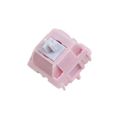 Chilkey Pink Lotus Linear Switches Thock King