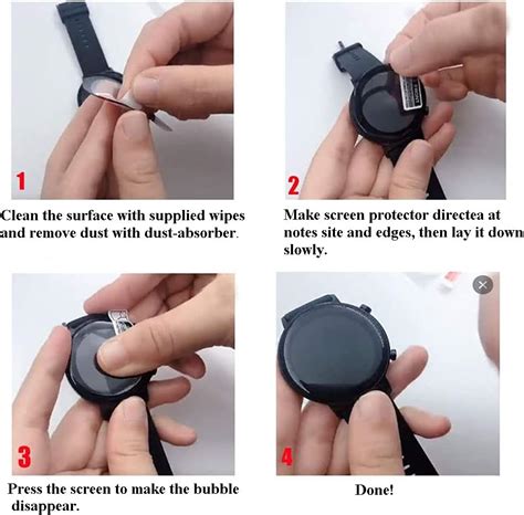 Protector De Pantalla Curvado 3d Para Huawei Band 7 2022 Paquete De