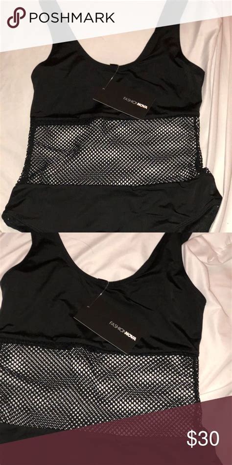 Mesh One Piece Bathing Suit Fashion Nova Swimwear