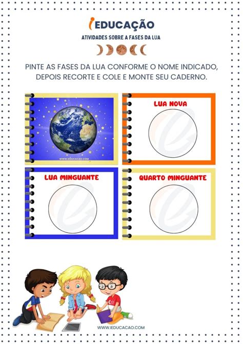 Atividades Fases Da Lua Com Plano De Aula Bncc