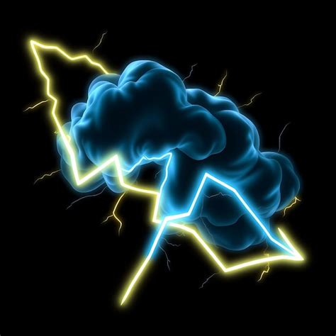 Zigzag Nimbostratus Cloud With Angular Lines Sharp Turns And Lightning Bolt Patterns Electric