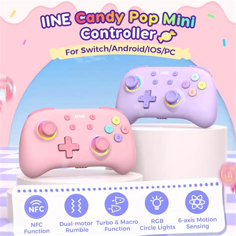 Iine Candy Pop Mini Controller For Switch Android Ios Pc Iine Official Store