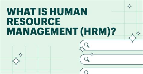 What Is Human Resource Management Hrm Definition And Guide 2023