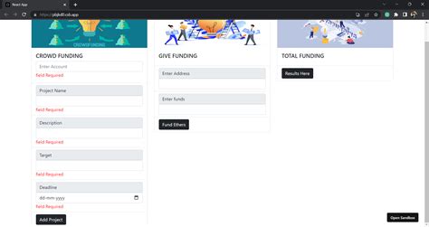 Github Anujchandel Crowdfunding Dapp Created With Codesandbox