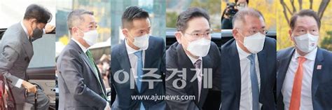 [포토] 빈 살만 왕세자 만나는 재계 총수들 아주경제