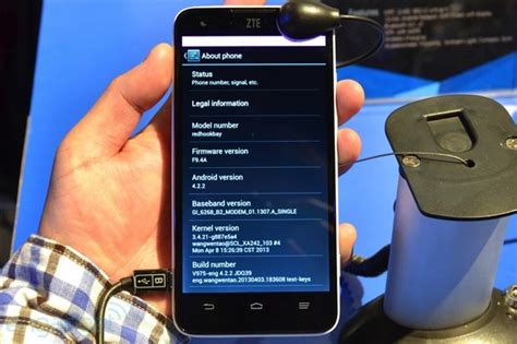 Zte Geek Intel Android Smartphone Announced