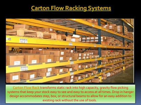 Ppt Carton Flow Racking Systems Ppt Powerpoint Presentation Free Download Id 12535446