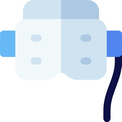 Virtual Reality Glasses Basic Rounded Flat Icon