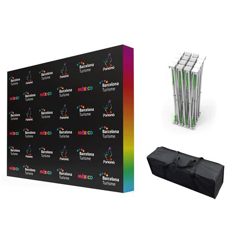 10ft Step And Repeat Velcro Fabric Pop Up Display