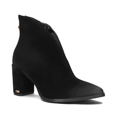 Welurowy Botek 4237 Chebello Buty Damskie