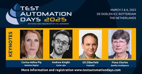 It News From Ckc Seminars On Linkedin Tadnl Keynotes Testing Automation Software