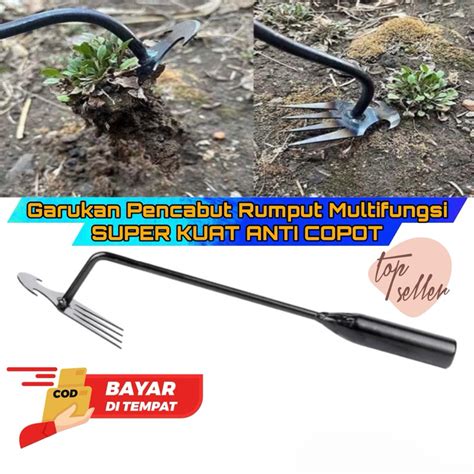Jual Alat Pencabut Rumput Liar Garden Cangkul Kebun Alat Pencabut