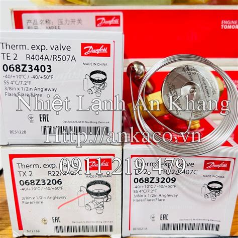 Cung Cấp Van Tiết Lưu Danfoss Te2