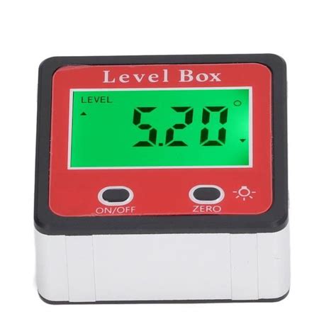 Fdit Boîte de recherche d angle Boîte de niveau numérique Affichage LCD
