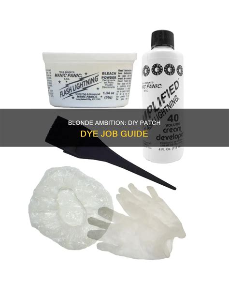 Blonde Ambition Diy Patch Dye Job Guide Shunsalon