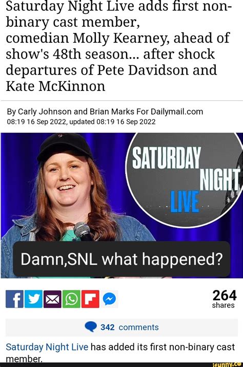 Saturday Night Live Adds First Non Binary Cast Member Comedian Molly