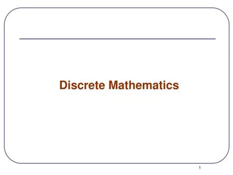 Ppt Discrete Mathematics Powerpoint Presentation Free Download Id2602189