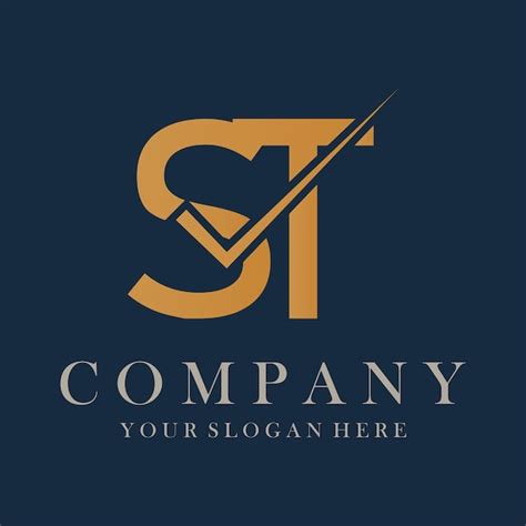 Premium Vector St Letter Logo Design Template Vector Creative