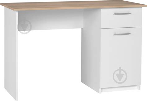 ᐉ Стіл письмовий Грейд Мікс дуб сонома білий • Краща ціна в Києві Україні • Купити в Епіцентр