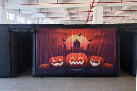 Funny Inflatable Maze Halloween Haunted Maze Arena