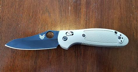 Benchmade Mini Griptilian 555 Sand Tan Scales Album On Imgur