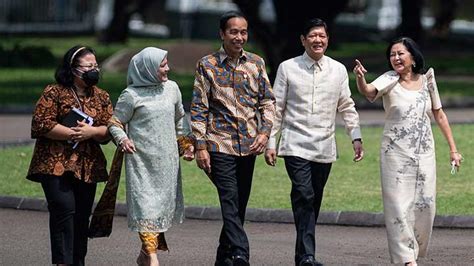 Philippine President Marcos Jr Stops In Indonesia On Overseas Visit