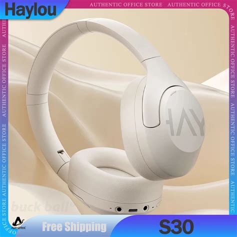 Haylou S30 Fone De Ouvido Bluetooth Sem Fio Microfone ANC Redu O De