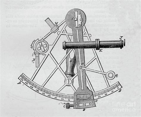 John Hadleys Sextant 1894 By Print Collector
