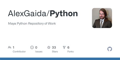 GitHub AlexGaida Python Maya Python Repository Of Work