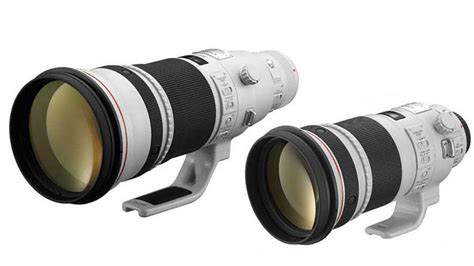 Телеобъективы Canon 300mm F2.8 и 500mm F4 для RF-объективов представят ...