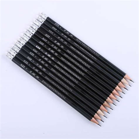 2b铅笔中南铅笔办公文具不断芯木制原木学生绘画考试铅笔厂家批发 阿里巴巴