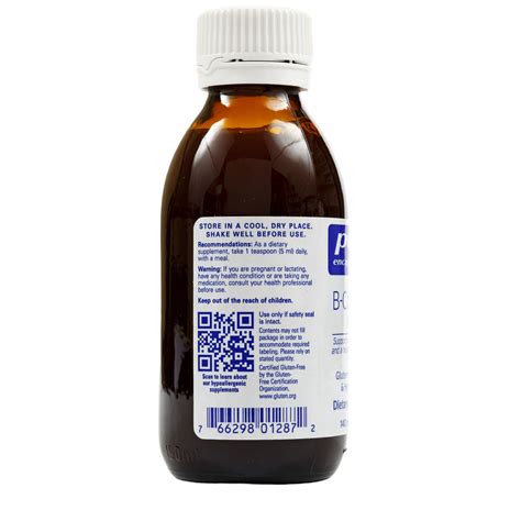 B Complex Liquid 3 9oz Pure Encapsulations Arcana Empothecary