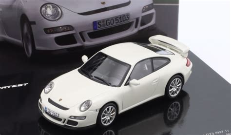 1 43 Minichamps 2006 Porsche 911 997 1 Gt3 White 25th Anniversary