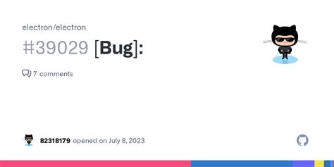 [bug] · issue 39029 · electron electron · github