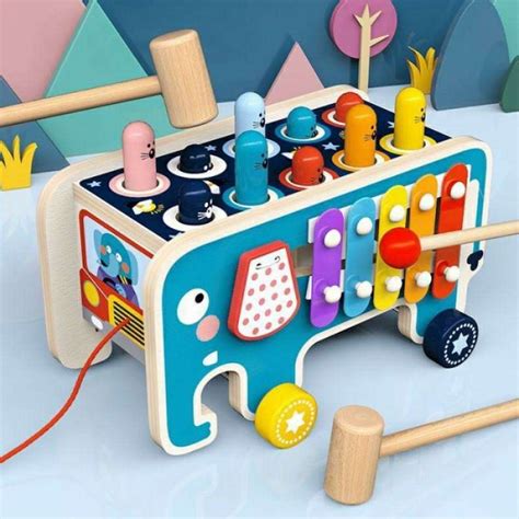 Promo Mainan Anak Hitting Hamster Xylophone Pukul Binatang Diskon 21