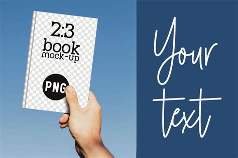 Hardcover Book Mockup Ratio 23 6x9 Png Graphic By Sany O · Creative