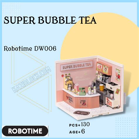 Robotime™ Dw006 Super Bubble Tea Brick Set Kazi Block