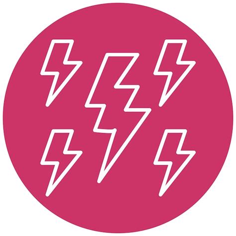 Premium Vector Vector Design Thunder Icon Style