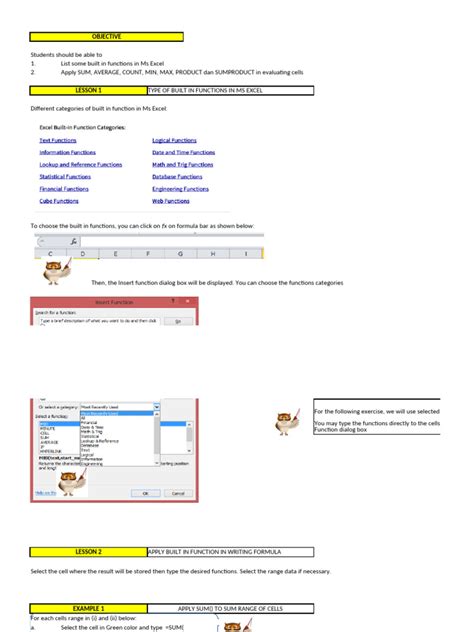 Intermediate Computation Pdf Microsoft Excel Green