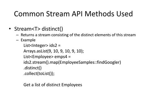 Ppt Java 8 Stream Api Powerpoint Presentation Free Download Id1837531