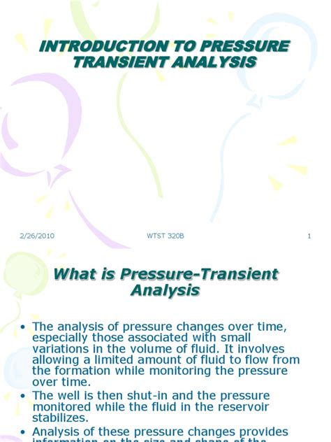 Introduction To Pressure Transient Analysis Pdf Fluid Dynamics