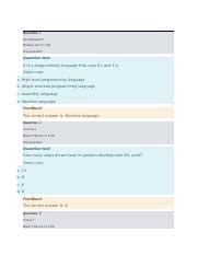 Programming Review Questions Docx Question 1 Not Answered Marked