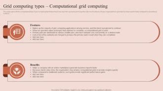 Grid Computing Types Computational Grid Computing Grid Computing Types PPT PowerPoint