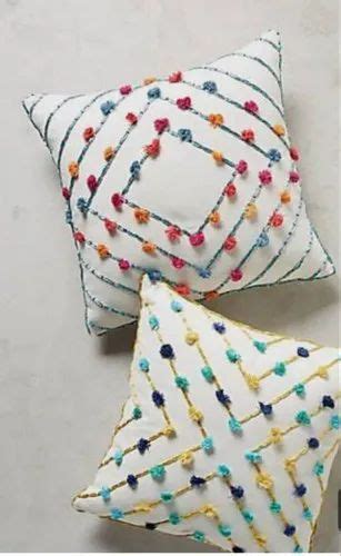 Multicolor Crosia Work CUSHION COVER At 350 Piece In New Delhi ID