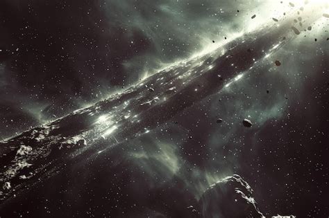 Premium Photo The Exploration Of A Comets Tail