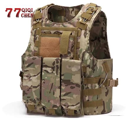 Men Tactical Unloading Airsoft Hunting Molle Vest Multifunction