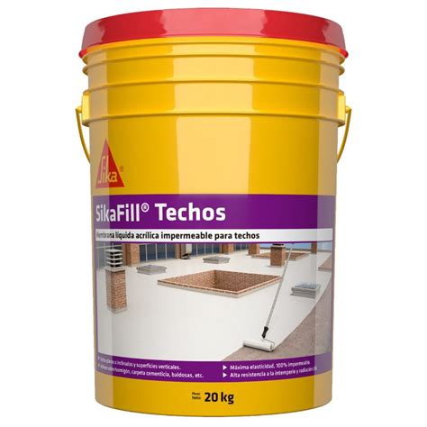 Sikafill Techos Membrana Líquida Impermeabilizante 20kg Sika